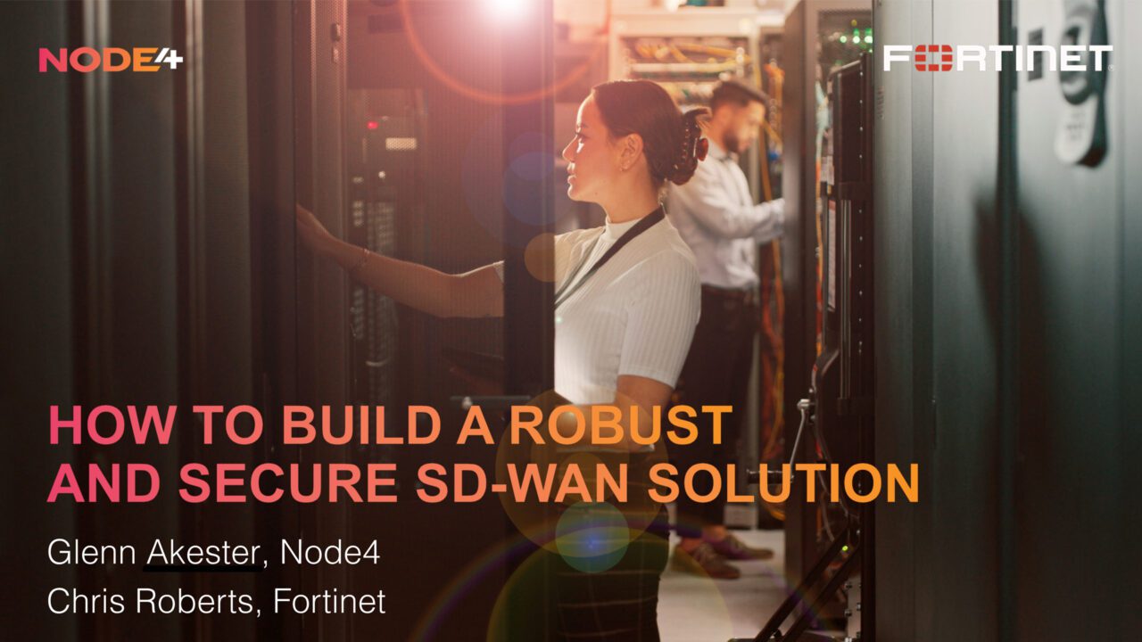 How to build a robust and secure SD-WAN Solution